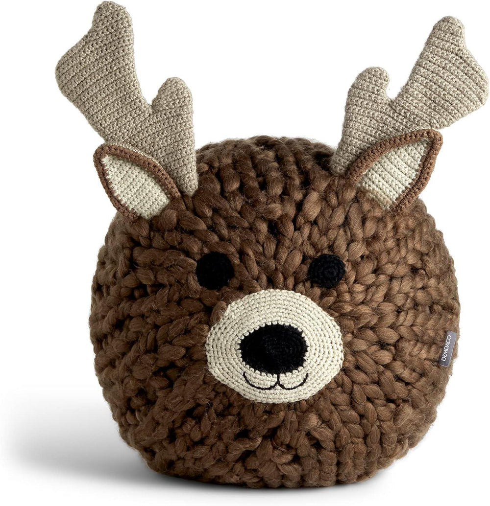 Reindeer Head Pouf — Port Gamble General Store & Cafe