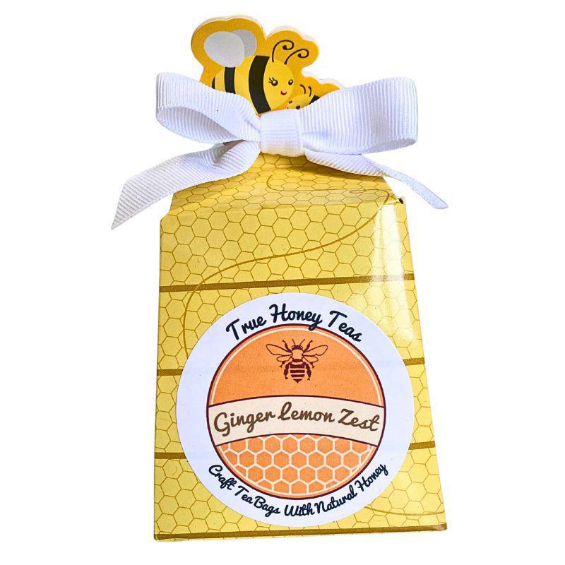 Ginger Lemon Zest tea 4 pack bee box — Port Gamble General Store & Cafe