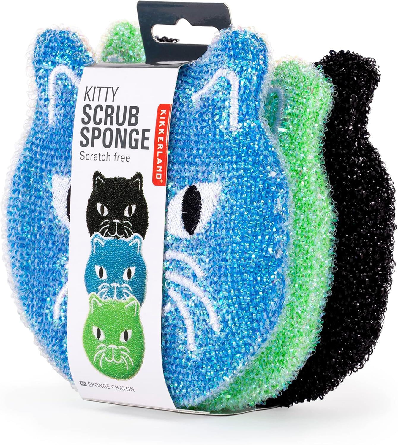 "Kitty Scrub Sponges - Soft, Durable, and Adorable Dish Cleaning ...