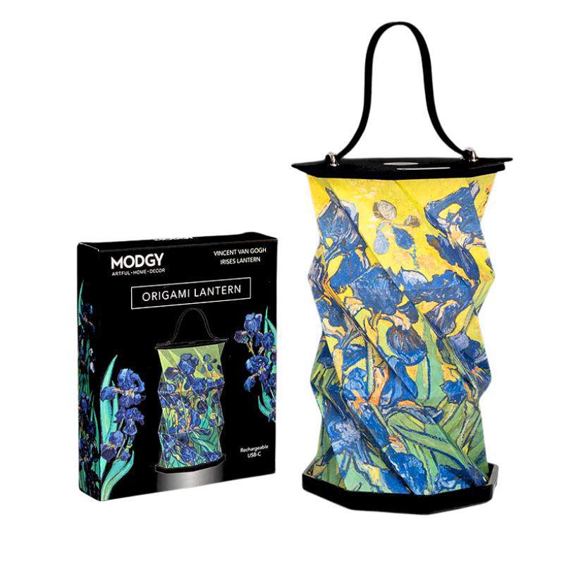 Modgy Van Gogh "Irises" LED Origami Lantern – Rechargeable Light — Port ...