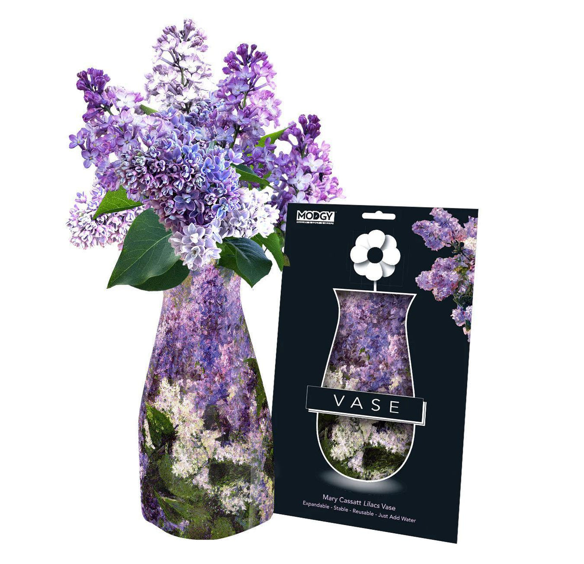 Modgy Mary Cassatt Lilacs Expandable Vase – Reusable & Artistic — Port ...