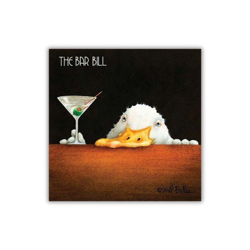 The Bar Bill Napkins – Fun Duck & Martini Design (Set of 20) by PPD ...