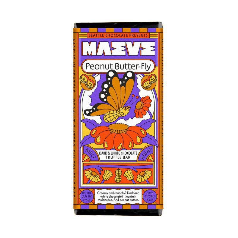 S. Chocolate Crunchy Peanut Butter-Fly — Port Gamble General Store & Cafe