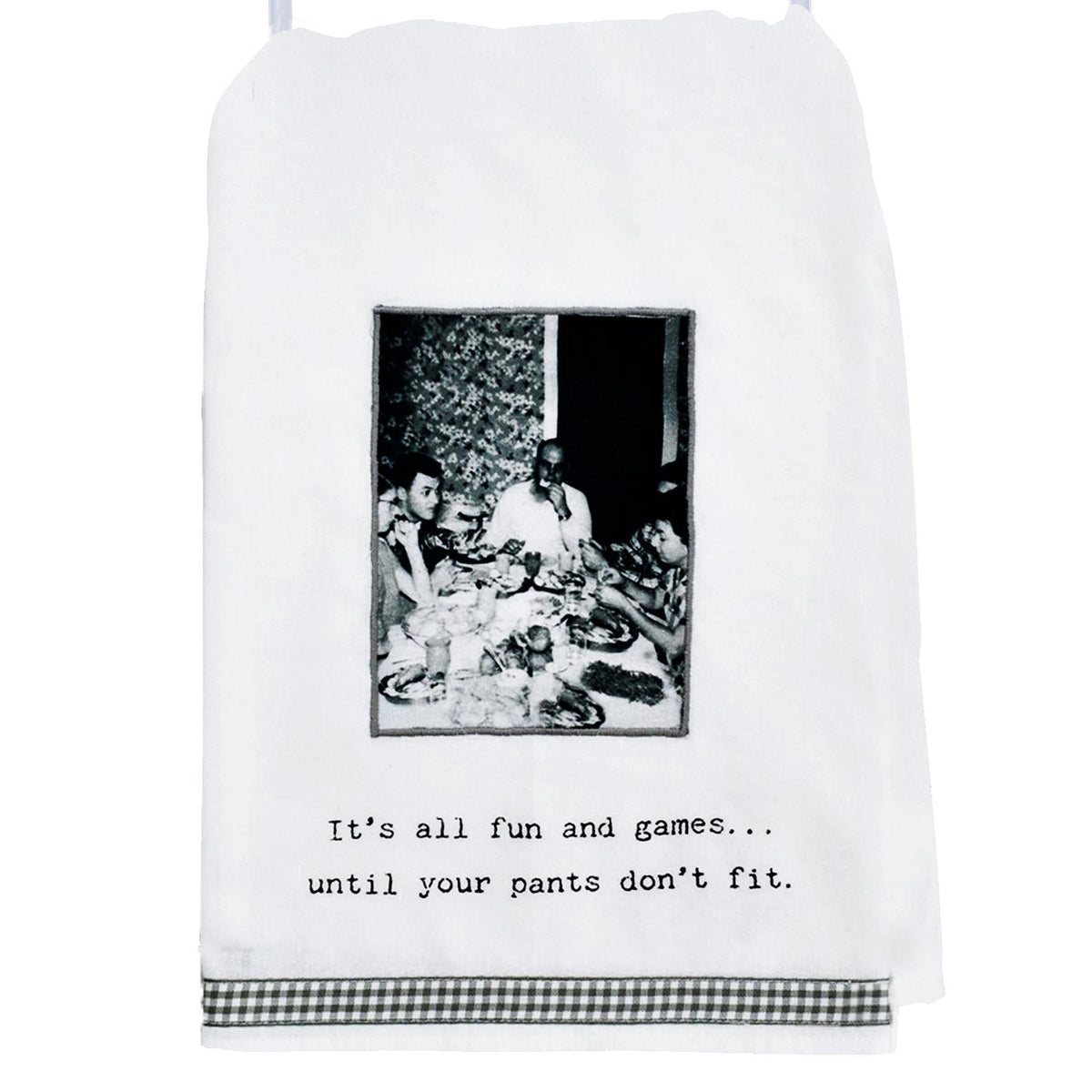Trash Talk Tea Towel "It's All Fun And Games..." — Port Gamble General ...
