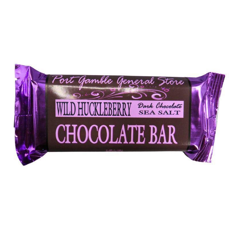 Wild Huckleberry Sea Salt Chocolate Bar - Sweet, Tart, and Salty ...